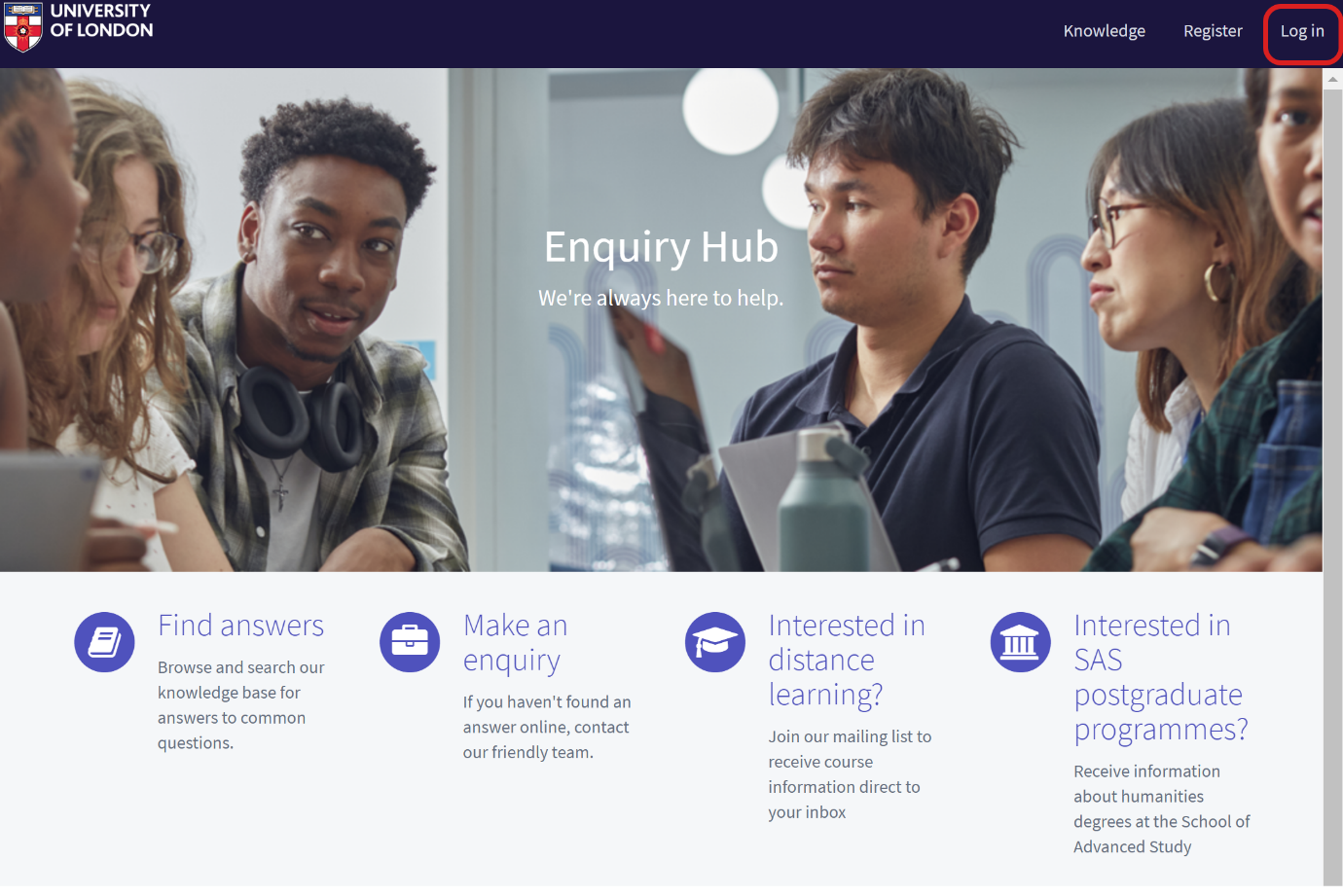 Support - University of London